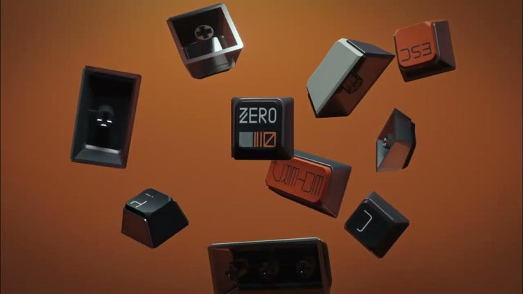 Minimalist KOL Zero Division Dye-Sub PBT Keycaps: A Clean Aesthetic ...